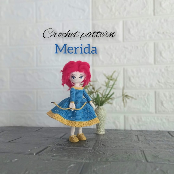Crochet Merida Amigurumi Pattern Doll PDF in English PATRÓN - Etsy