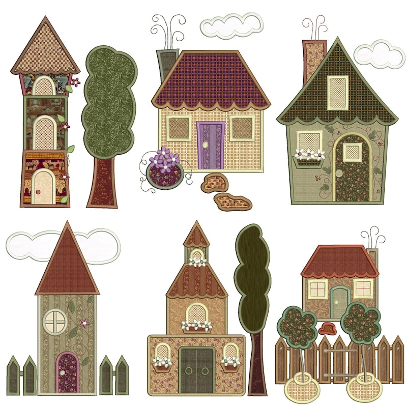 Cottage Embroidery - Etsy