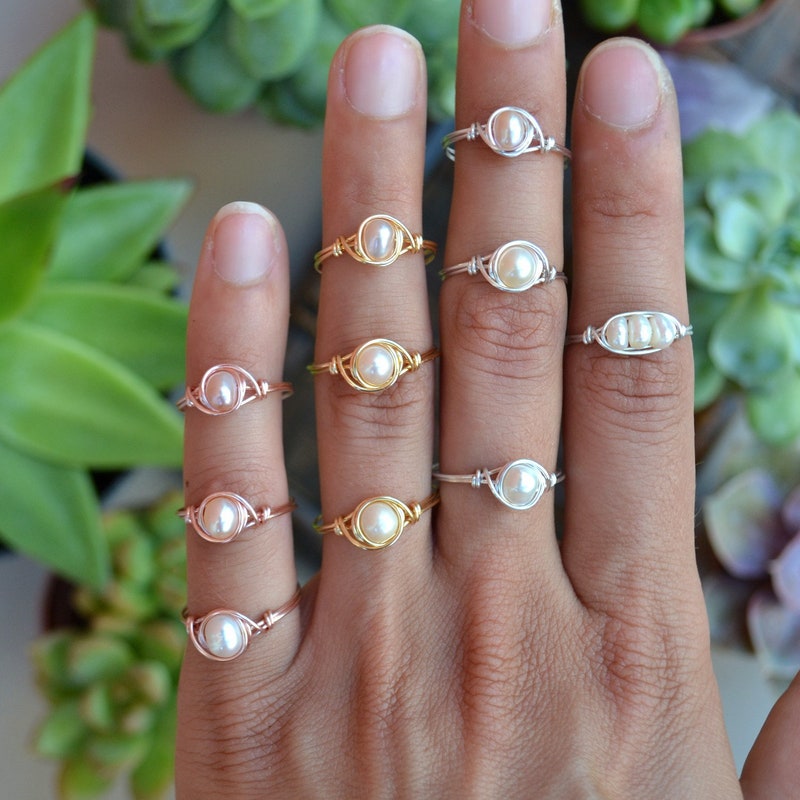 Wire Wrap Rings - Etsy