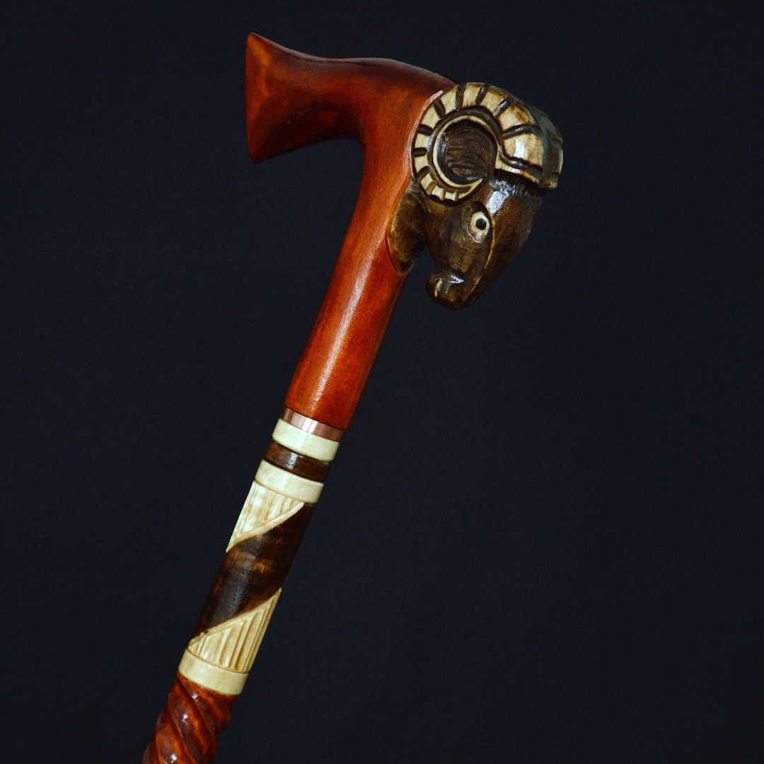 Stick Cane Walking Canes Sticks Reed Staff Wood Wooden Hand-carved ...