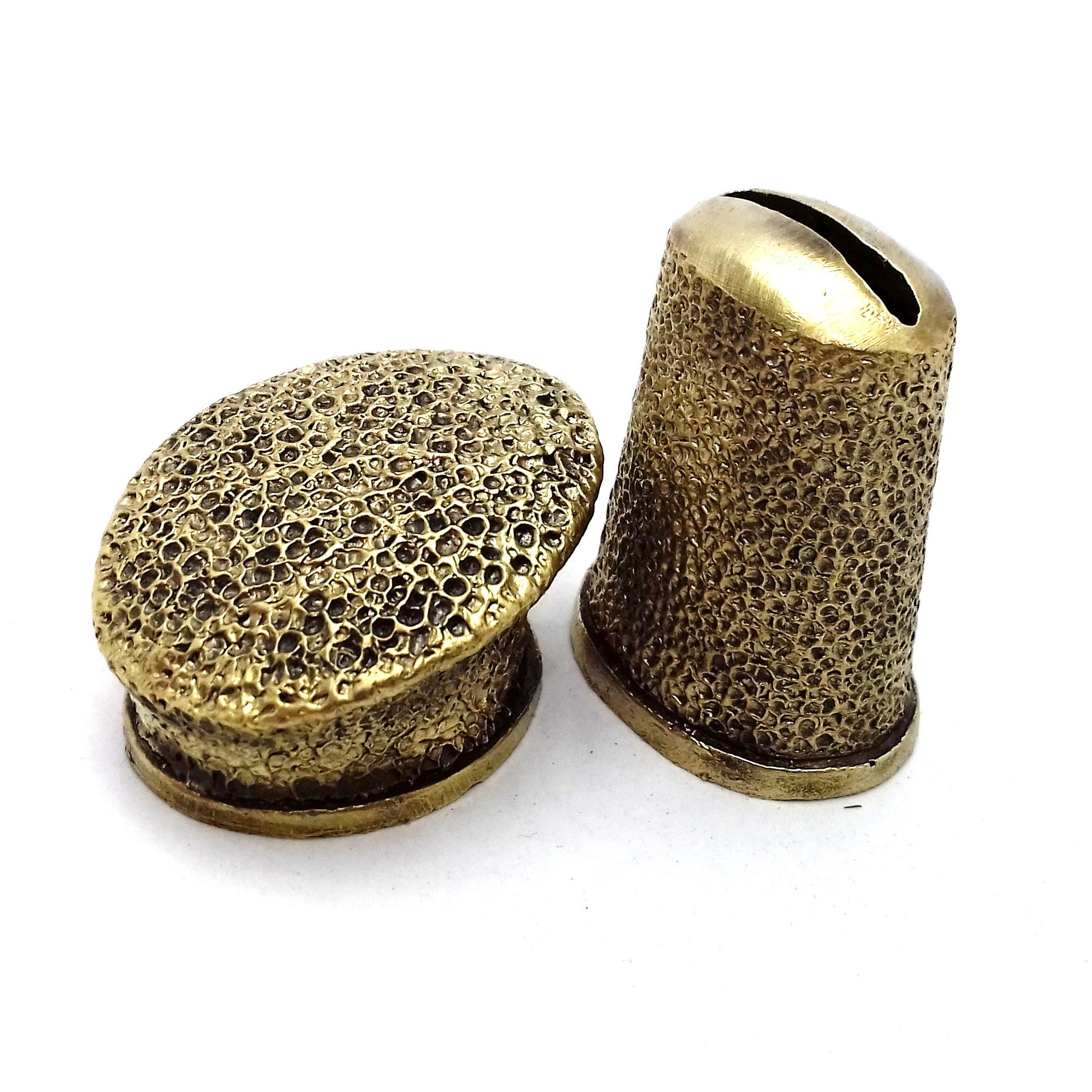 Set DIRK Unique Solid Bronze Finger Guard - Etsy