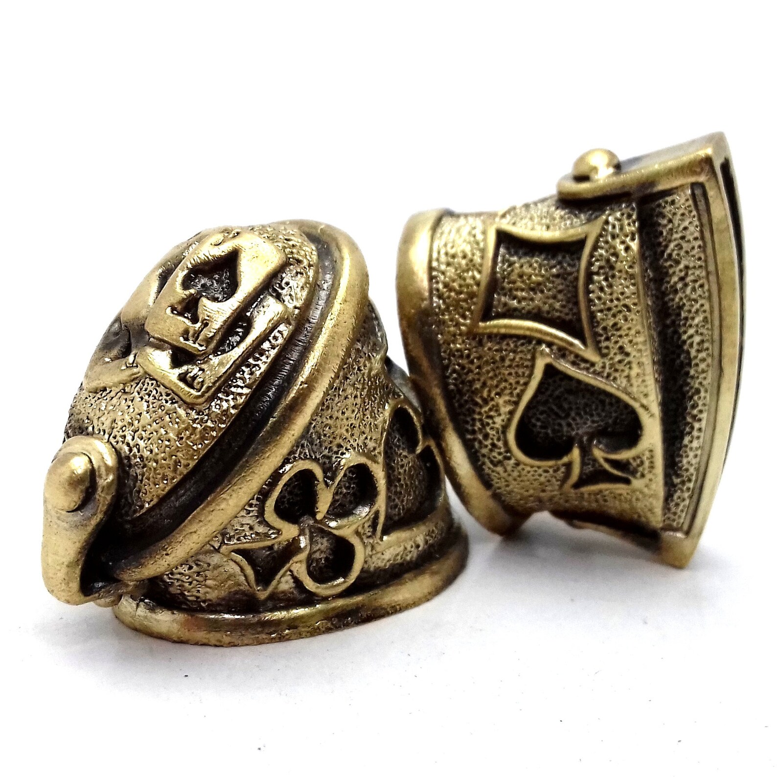 Set JOKER SOLID Unique Solid Bronze Finger Guard - Etsy