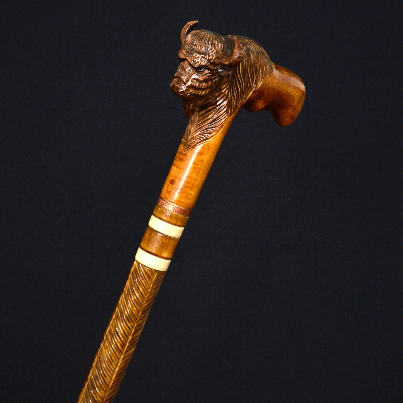 Stick Cane Walking Canes Sticks Reed Staff Wood Wooden Hand-carved ...
