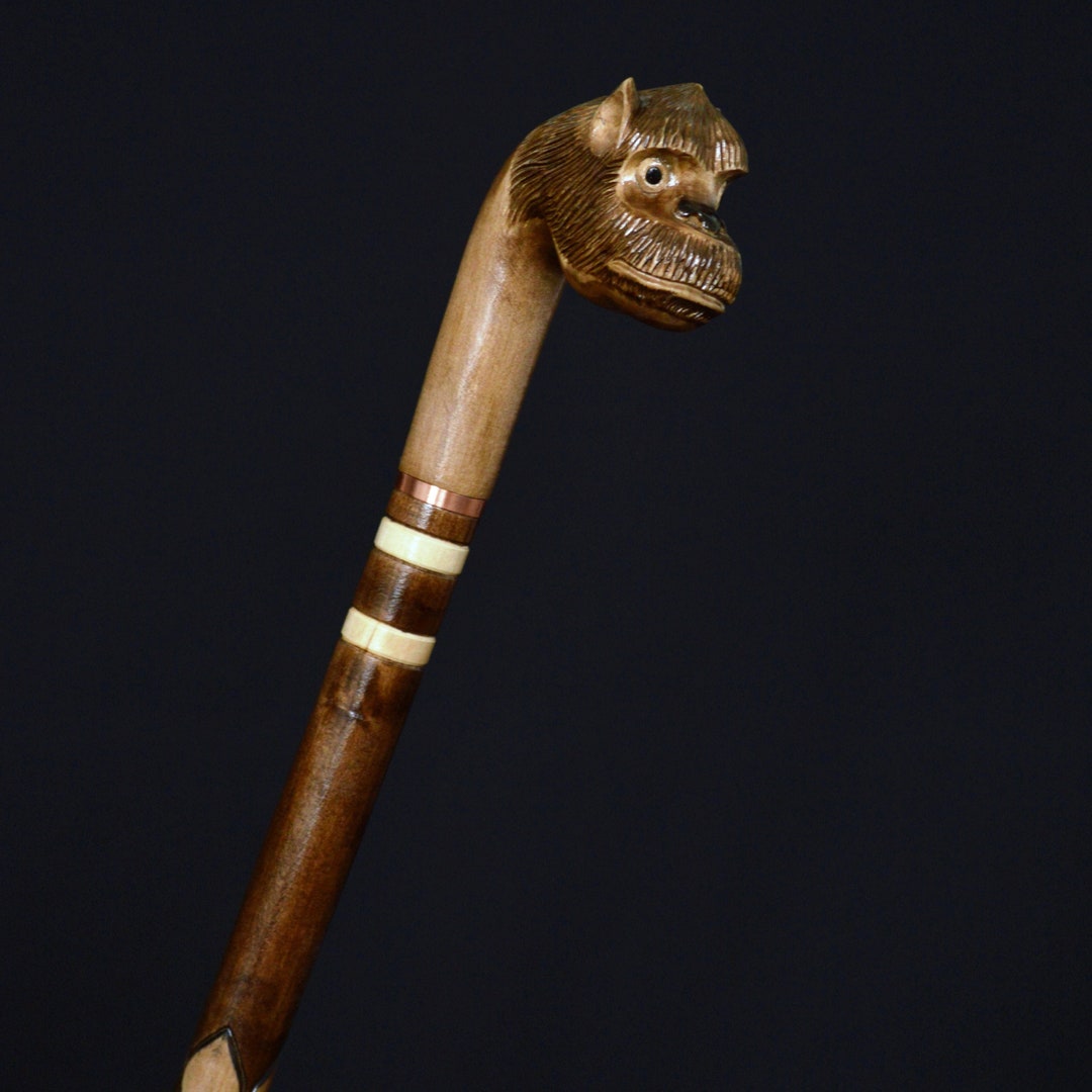 Stick Cane Walking Canes Sticks Reed Staff Wood Wooden Hand-carved ...