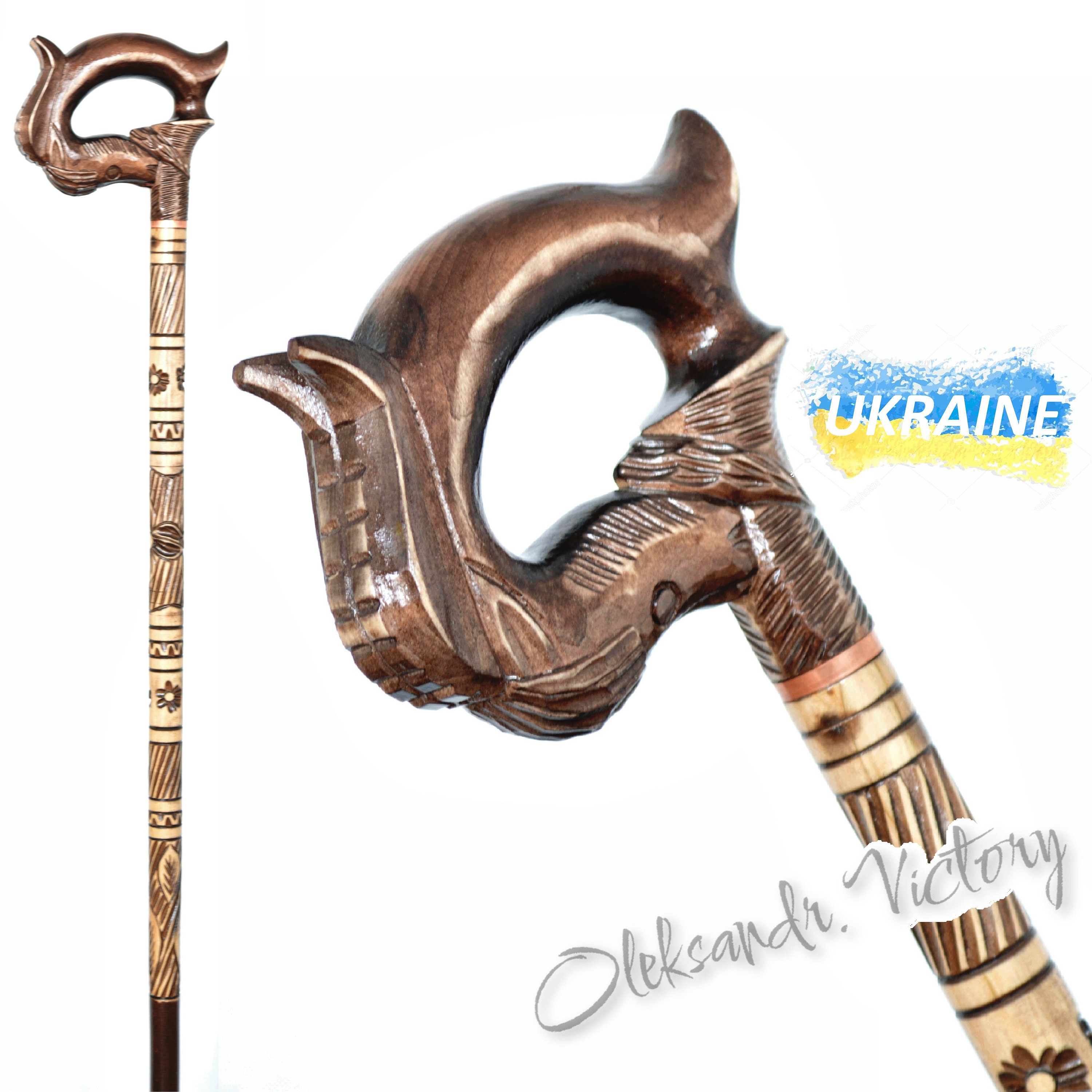 Walking Cane Walking Stick Canes and Walking Sticks Wooden - Etsy