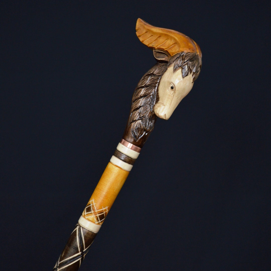 Stick Cane Walking Canes Sticks Reed Staff Wood Wooden Hand-carved ...