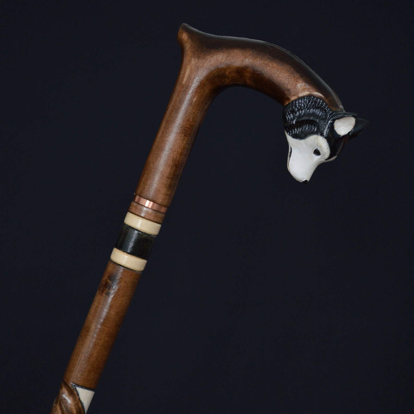 Gift Cane Walking Stick Canes Sticks Reed Staff Wood Wooden Hand-carved ...