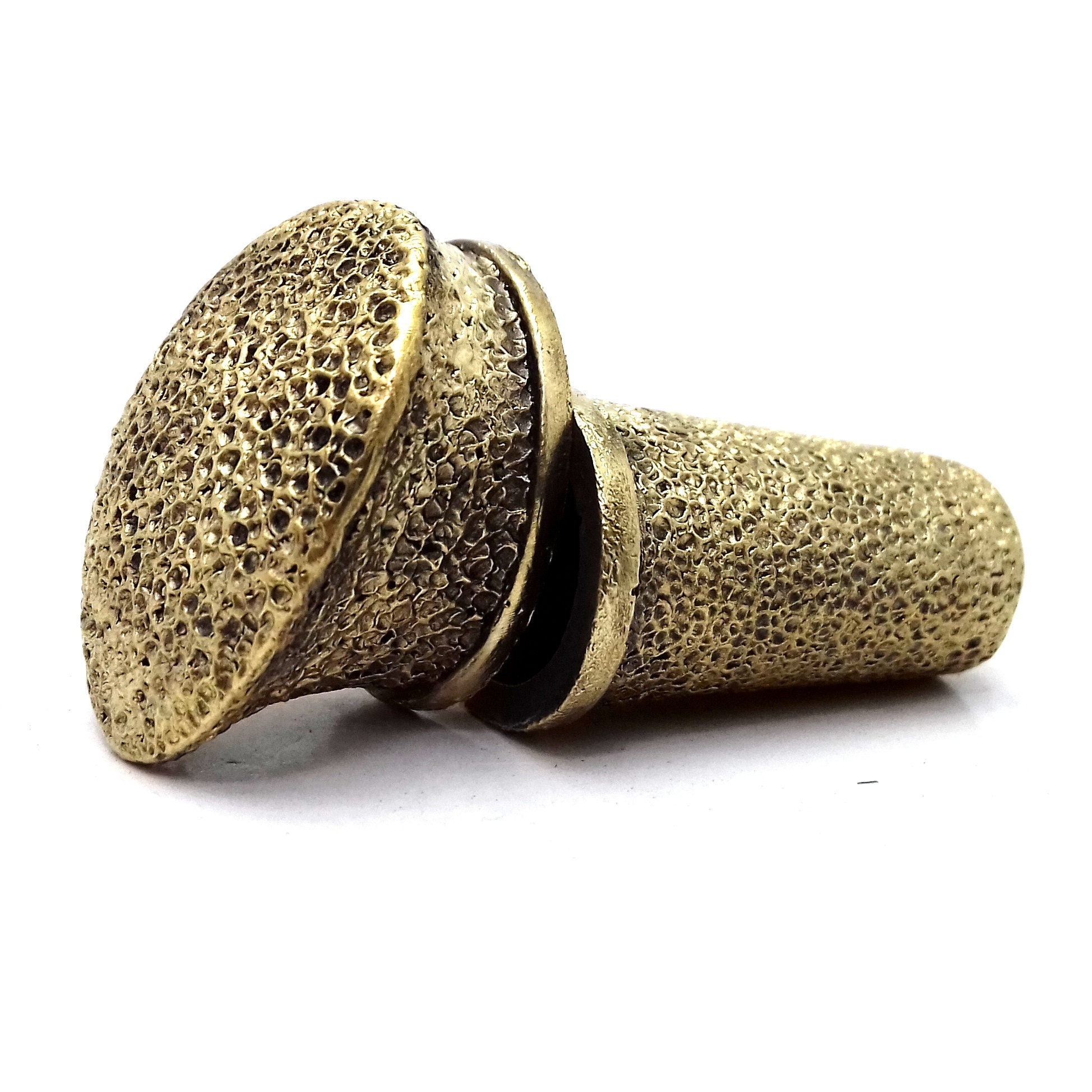 Set DIRK Unique Solid Bronze Finger Guard - Etsy