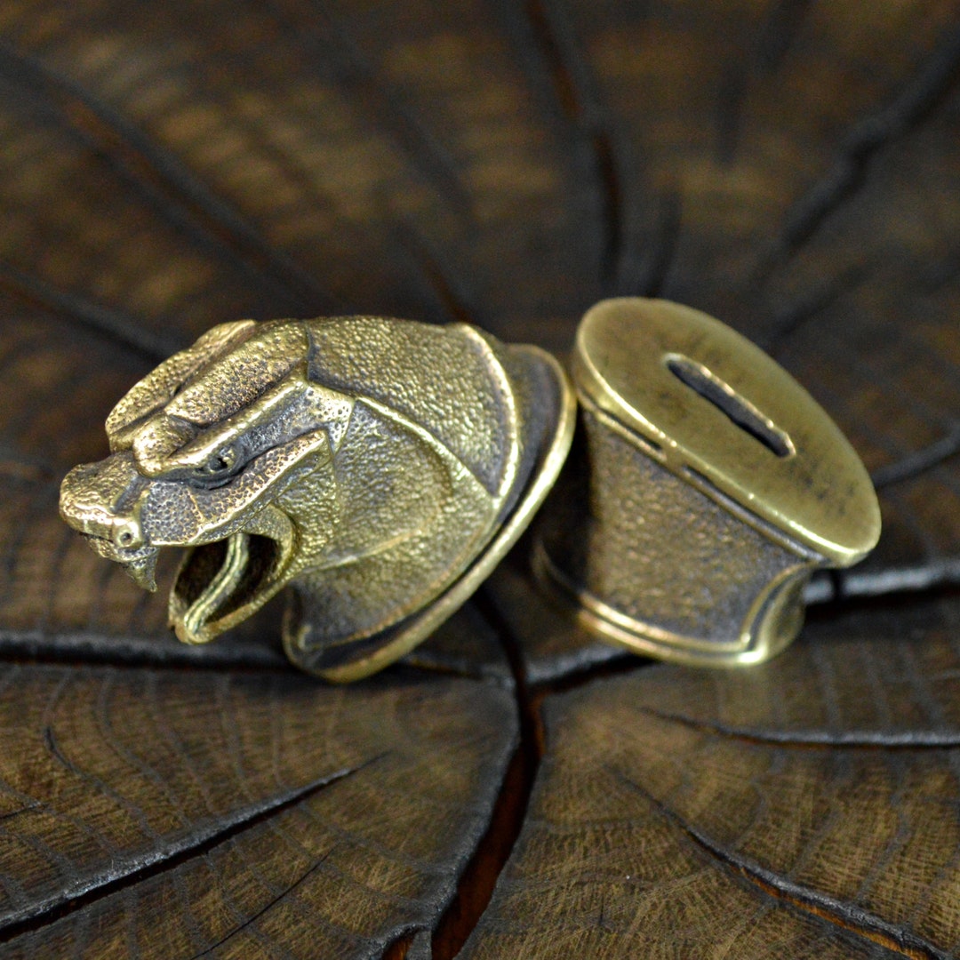 Set "celtic Snake" Unique Solid Bronze Finger Guard Bolster & Pommel ...