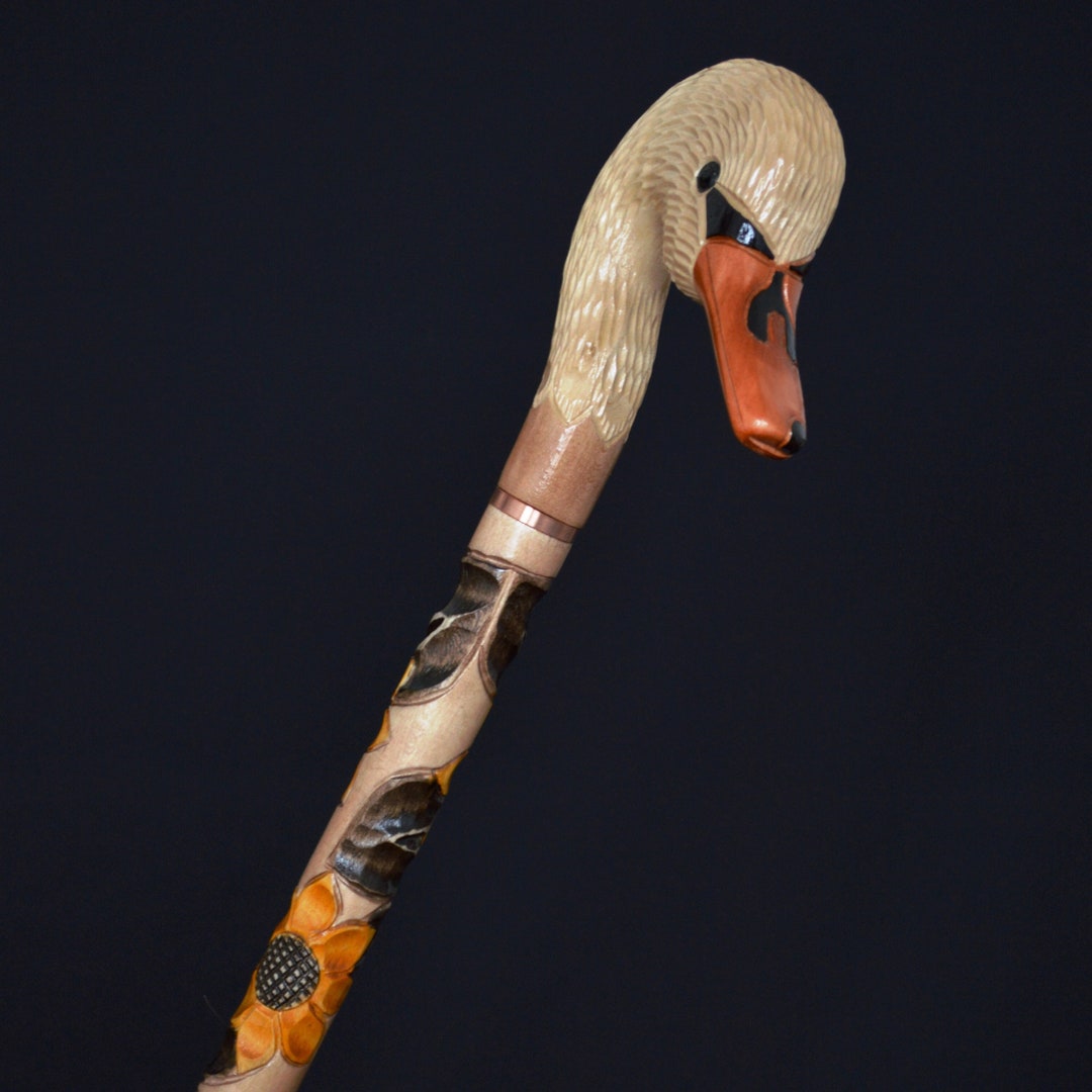 Stick Cane Walking Canes Sticks Reed Staff Wooden Wooden Hand-carved ...