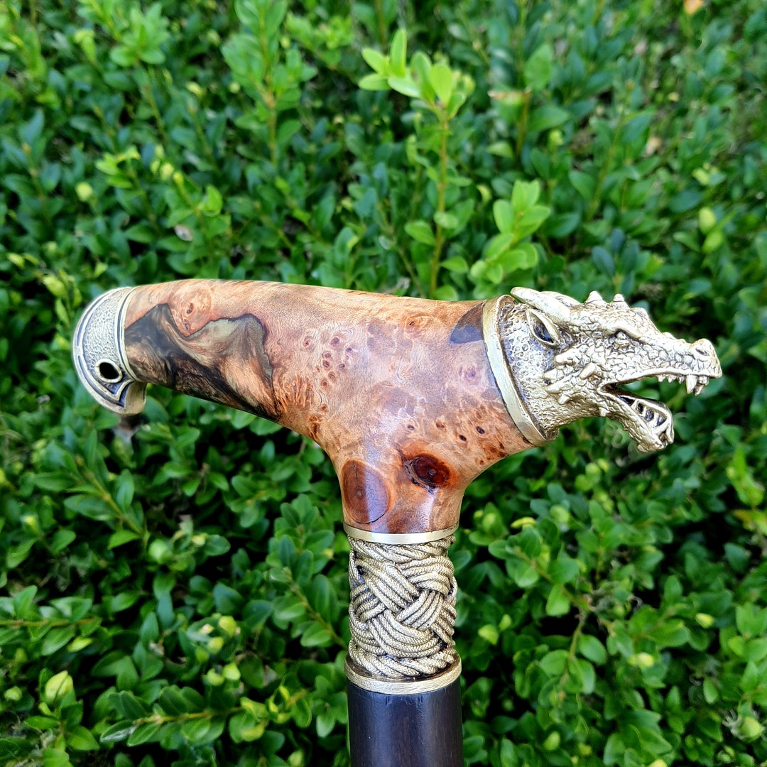 Hawk Walking Cane Walking Stick Handmade Wooden Walking Cane - Etsy