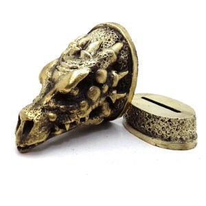 Set " DRAGON " Unique Solid Bronze Finger Guard Bolster & Pommel for ...
