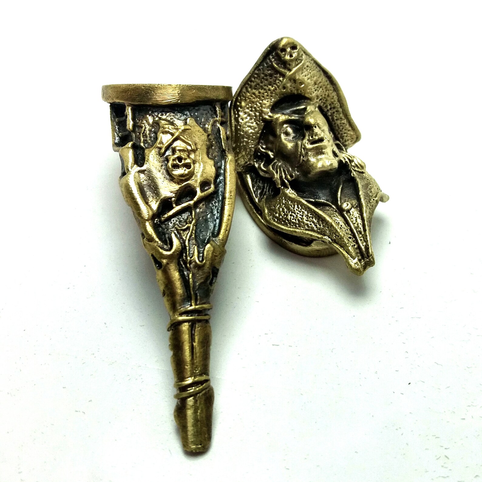 Set PIRATE Unique Solid Bronze Finger Guard - Etsy