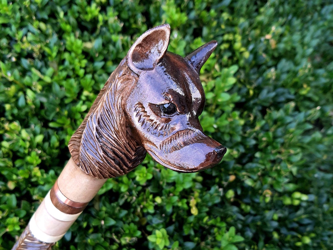 Cane Walking Stick Canes Sticks Reed Staff Wood Wooden Hand-carved ...