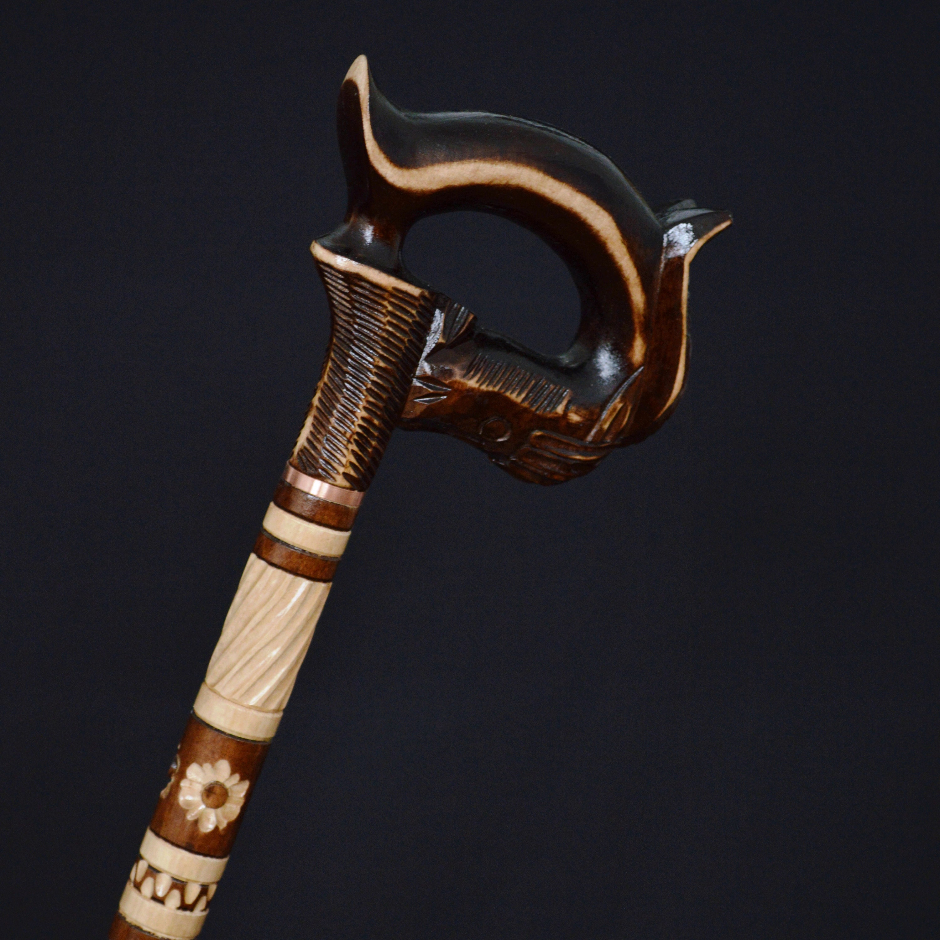 Stick Cane Walking Canes Sticks Reed Staff Wood Wooden Hand-carved ...
