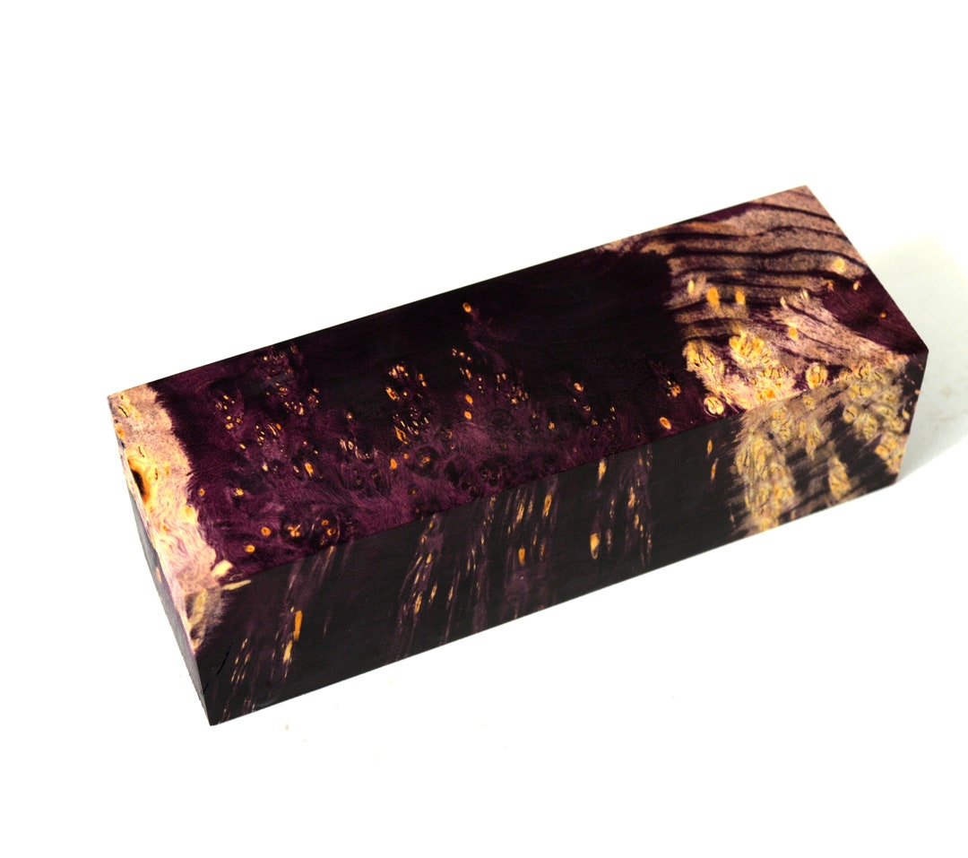 Stabilized Maple BURL Wood Wooden Block Turning Blank Scales - Etsy