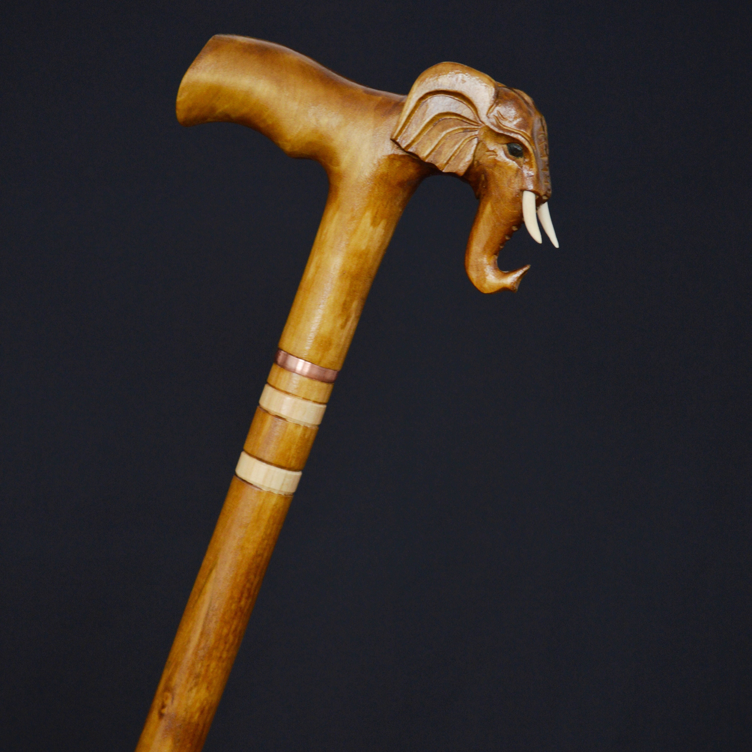 Gift Cane Walking Stick Canes Sticks Reed Staff Wood Wooden Hand-carved ...