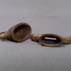 Set wolf Paws Unique Solid Bronze Finger Guard Bolster & Pommel for ...