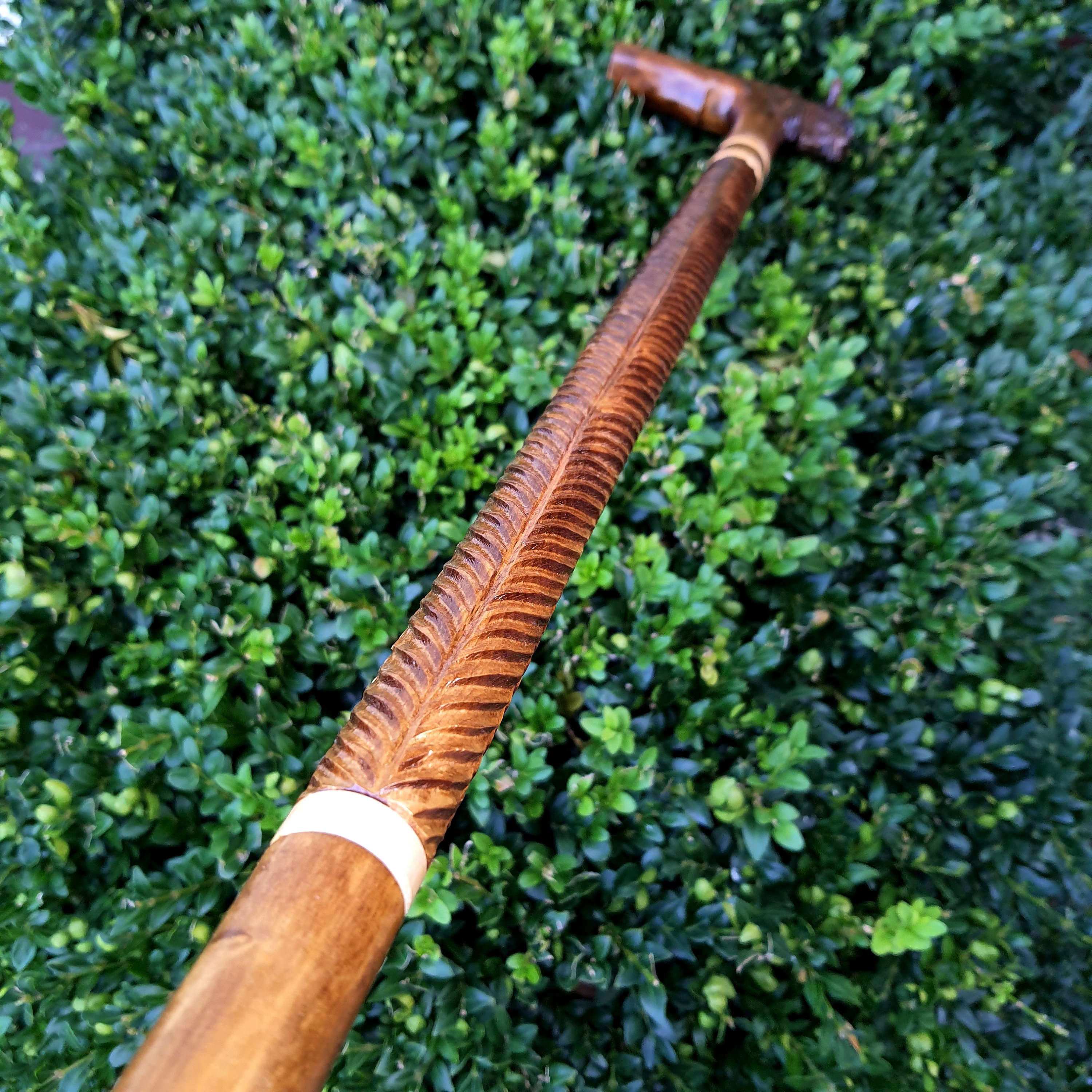 Cane Walking Stick Canes Sticks Reed Staff Wood Wooden Hand-carved ...