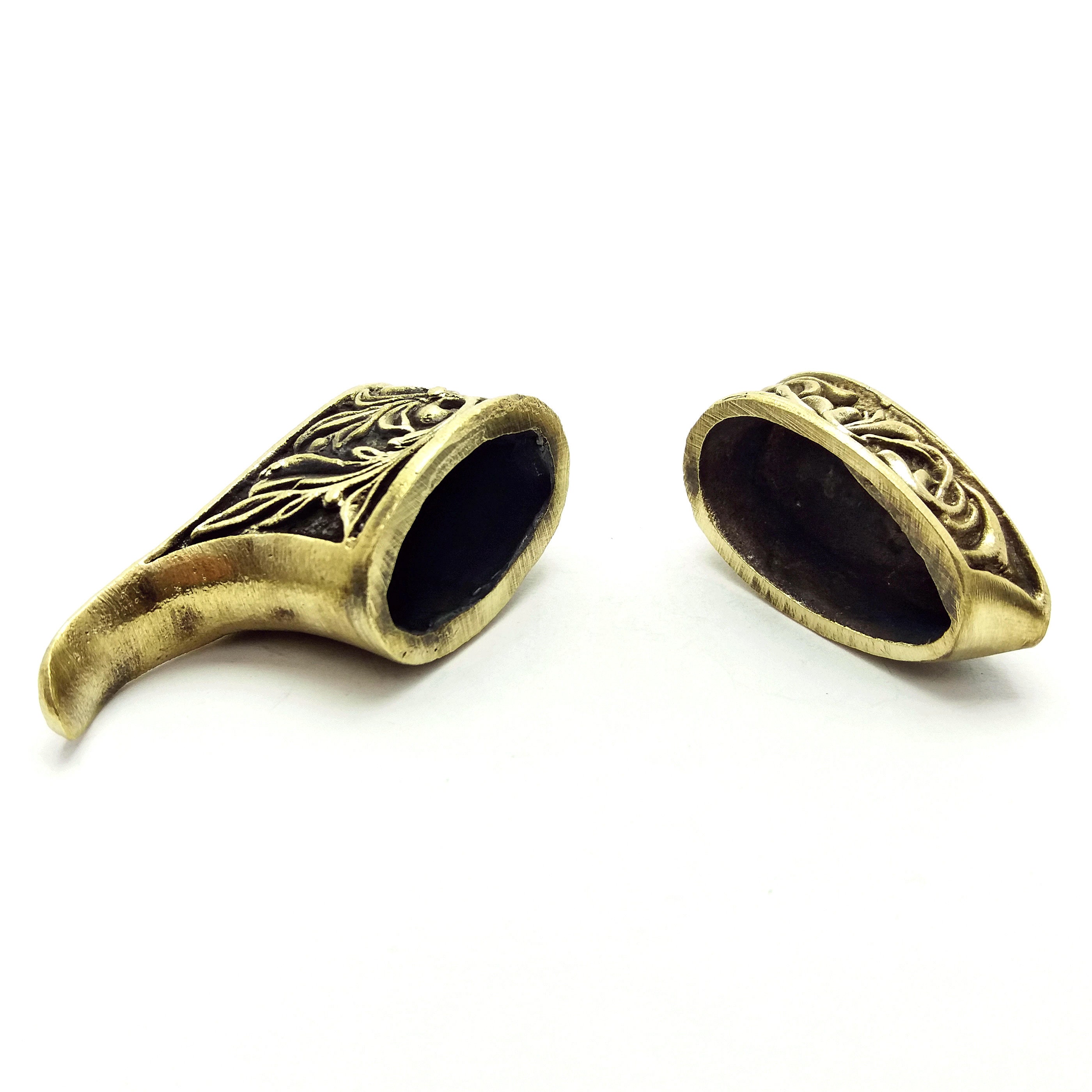 Set 4 Unique Solid Bronze Finger Guard Bolster - Etsy