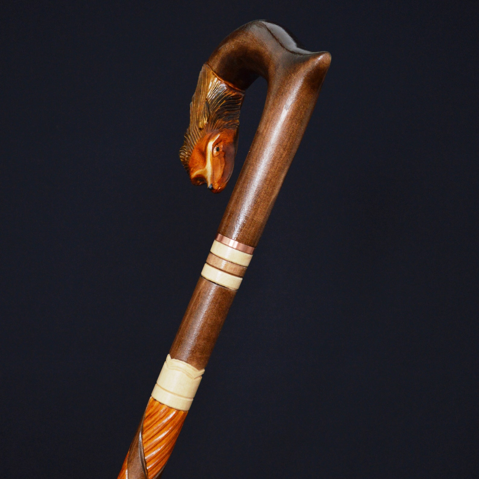 Stick Cane Walking Canes Sticks Reed Staff Wood Wooden Hand-carved ...