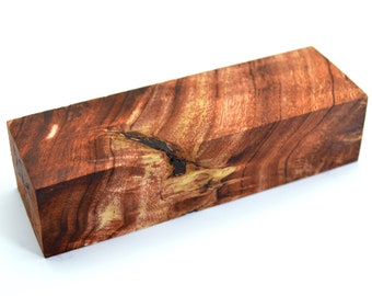 Stabilized Maple BURL Wood Wooden Block Turning Blank Scales Handle Blade Knives Knife cactus ...