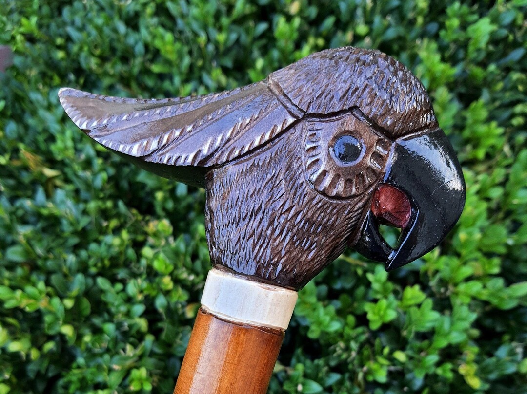 Cane Walking Stick Canes Sticks Reed Staff Wood Wooden Hand-carved ...