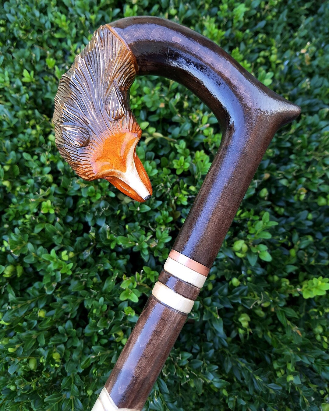 Cane Walking Stick Canes Sticks Reed Staff Wood Wooden Hand-carved ...