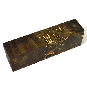 Stabilized Maple BURL Wood Wooden Block Turning Blank Scales Handle Blade Knives Knife cactus ...