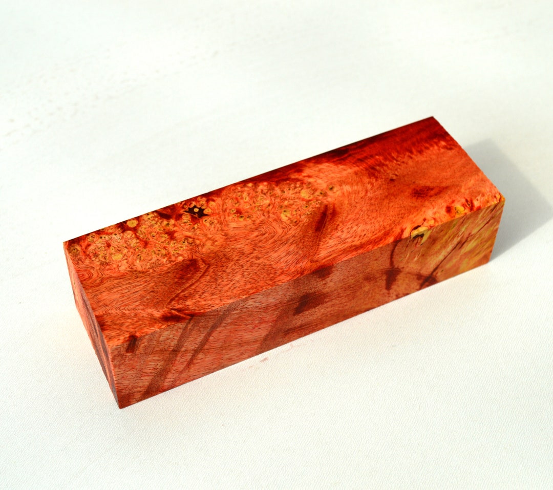 Stabilized Maple BURL Wood Wooden Block Turning Blank Scales - Etsy
