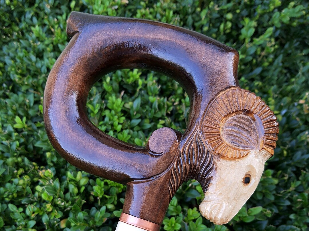 Cane Walking Stick Canes Sticks Reed Staff Wood Wooden Hand-carved ...