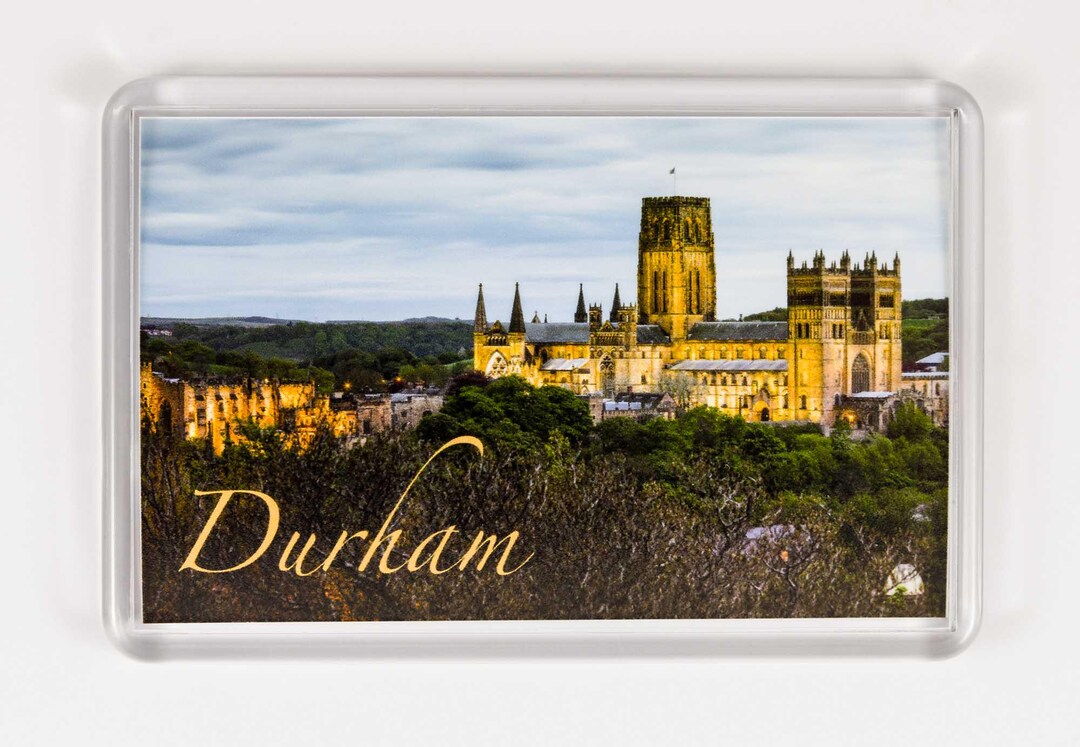Durham Fridge Magnet, Durham Cathedral and Castle at Twilight - Etsy