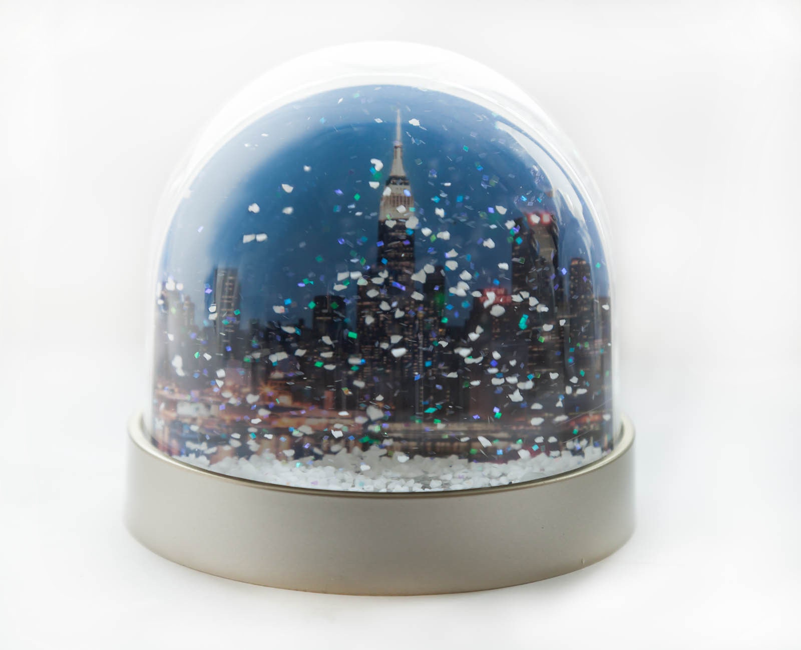New York Snow Globe. Empire State Building, New Yorker. Brooklyn Bridge ...