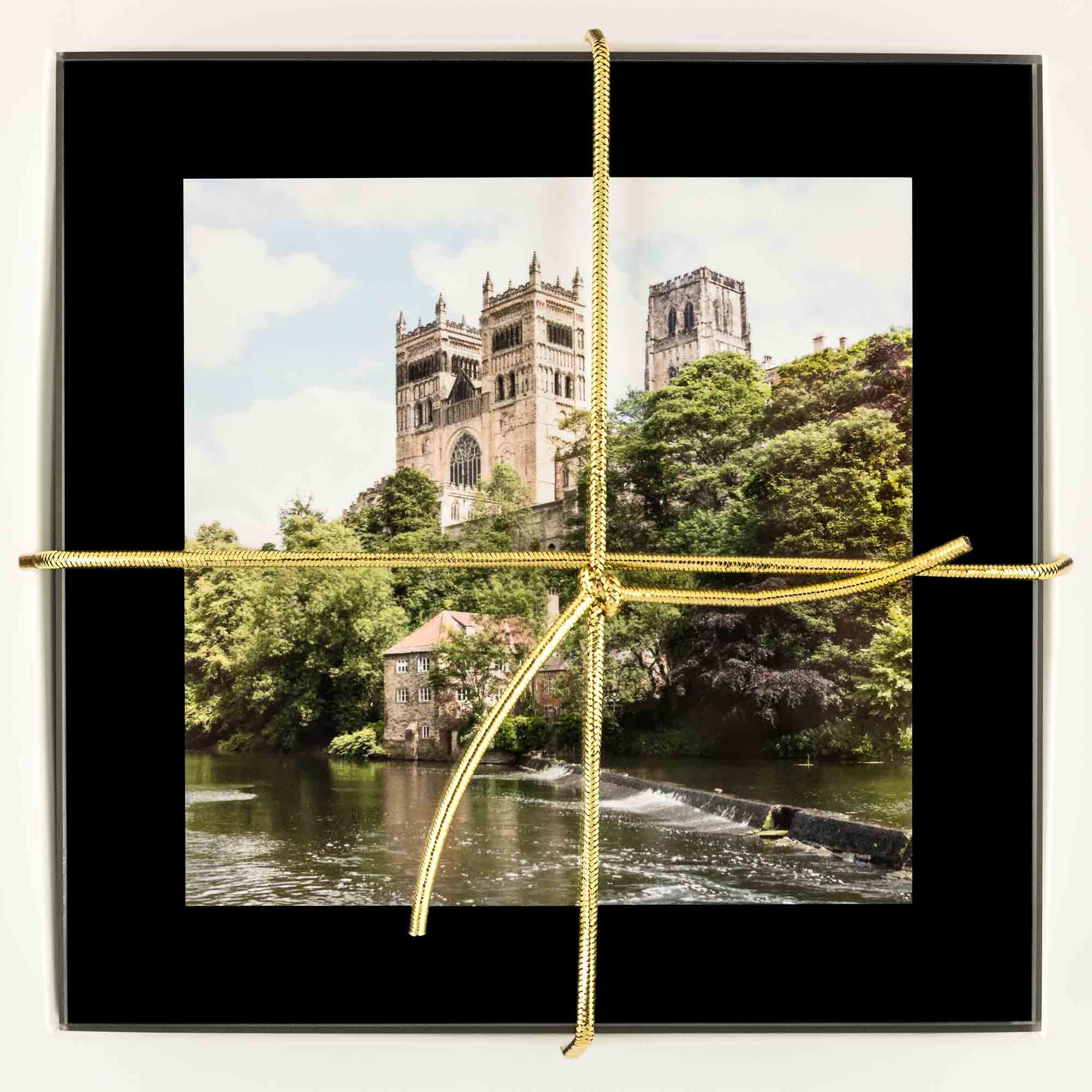 Set of 4 Glass Coaters Durham Scenes. Durham Cathedral and Riverbanks ...