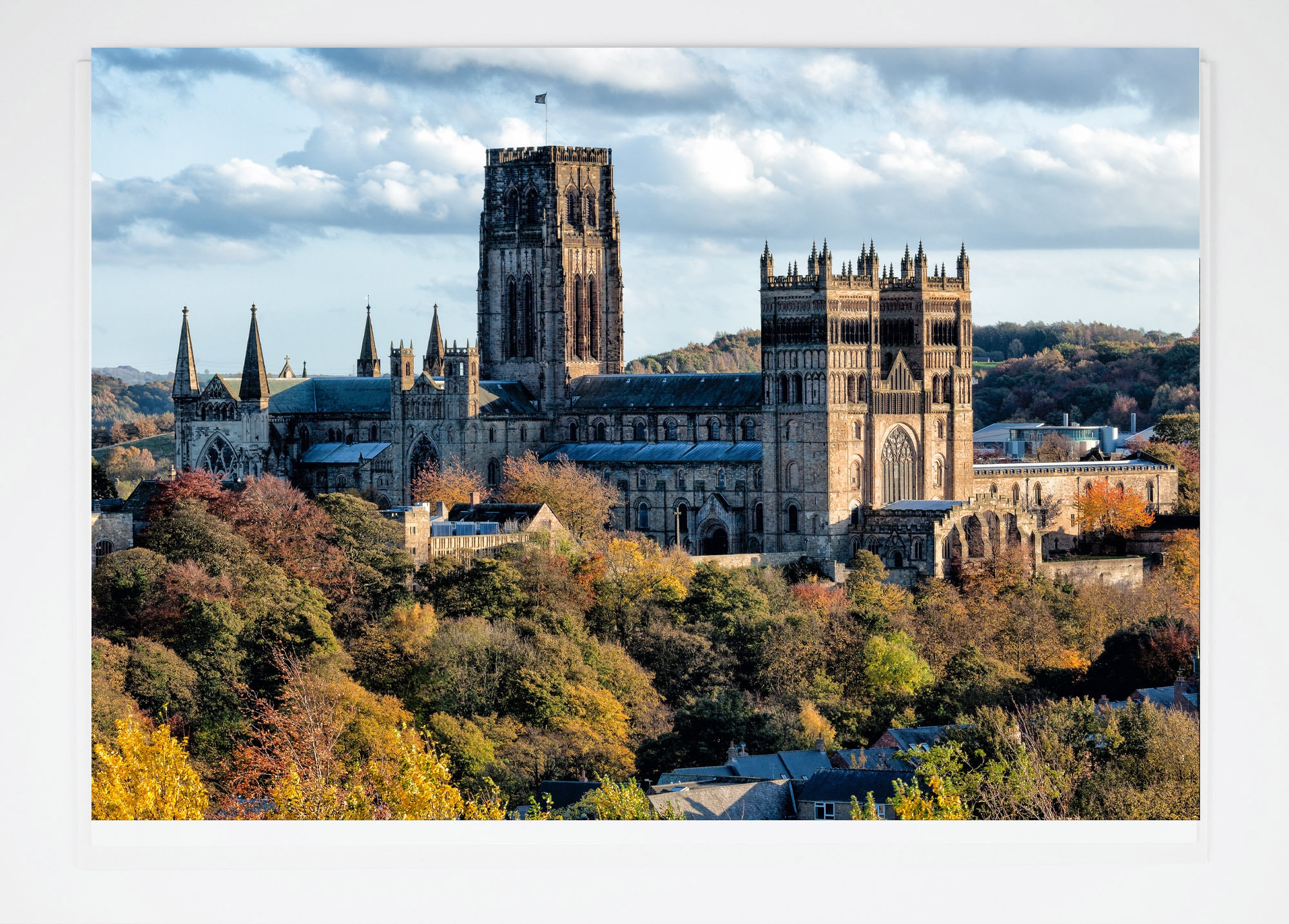 Greeting Card of Durham Cathedral and Castle Autumn Colours. A5 Size ...