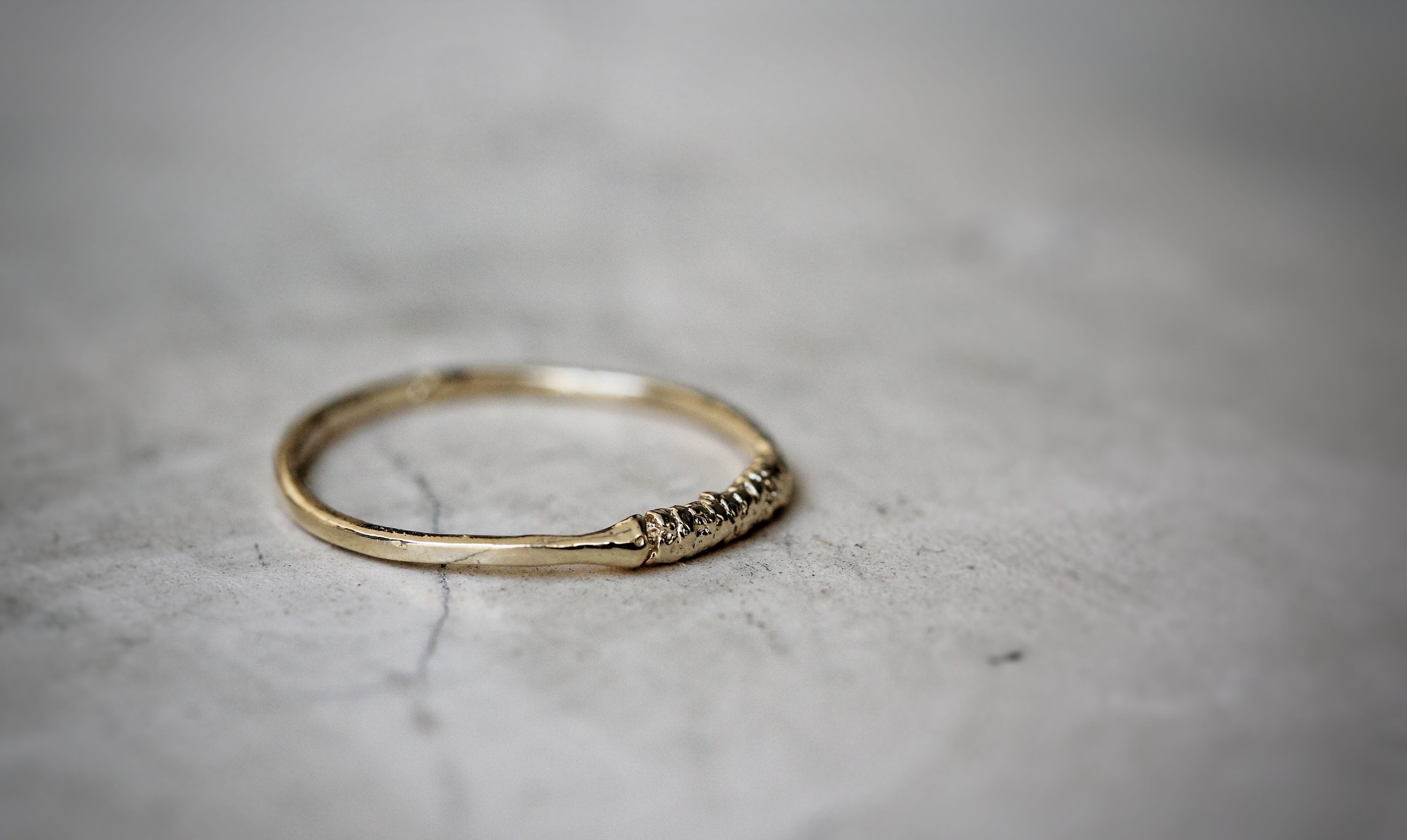 Stackable Dainty Rope Ring 14k Gold Filled - Etsy