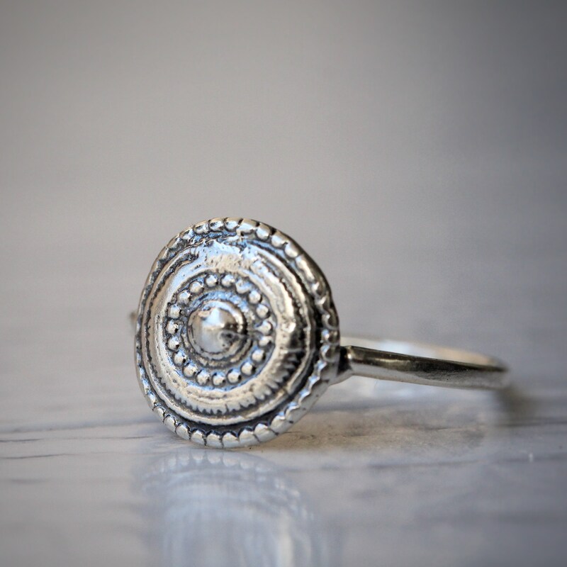 Boho Silver Rings - Etsy