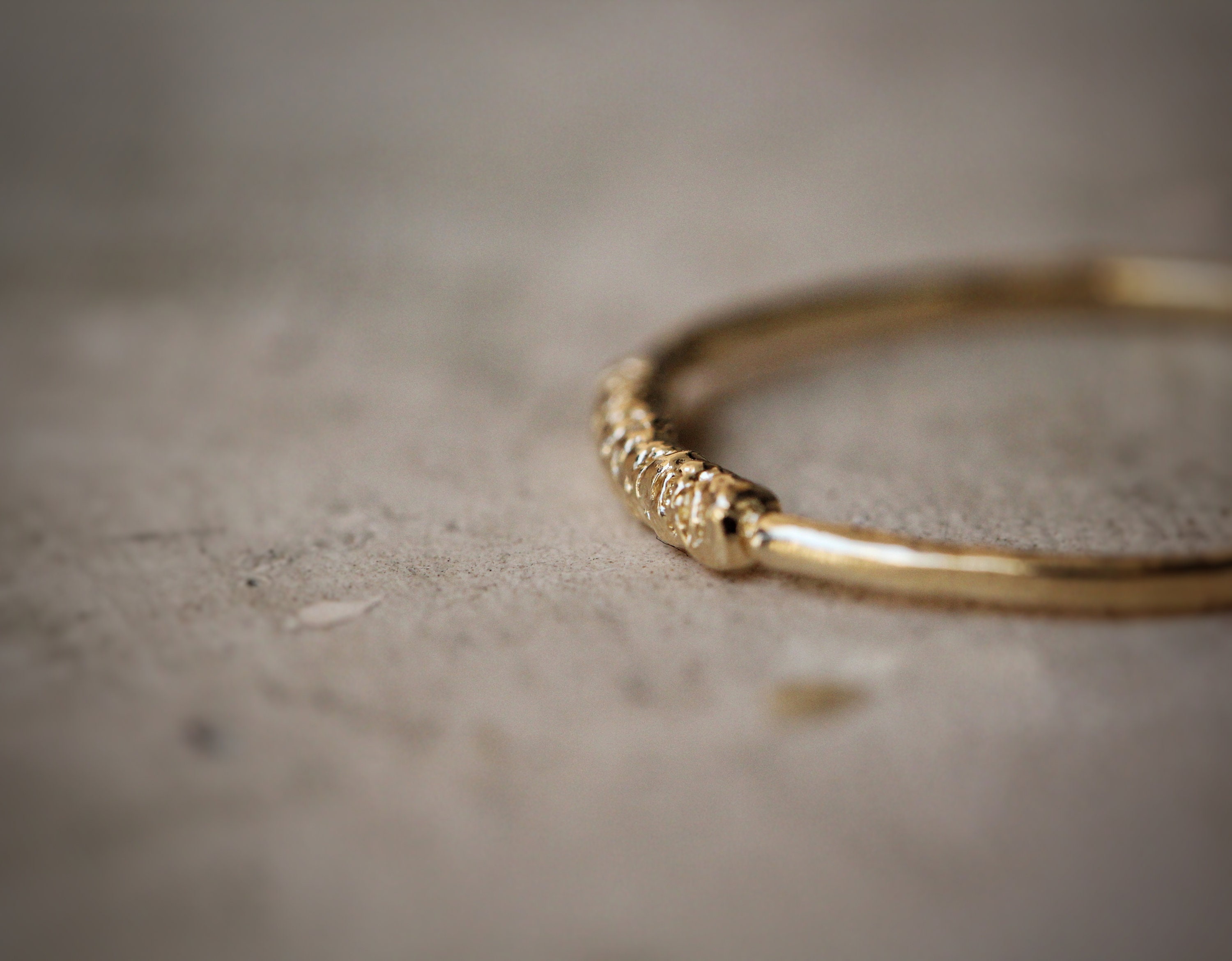 Stackable Dainty Rope Ring 14k Gold Filled - Etsy