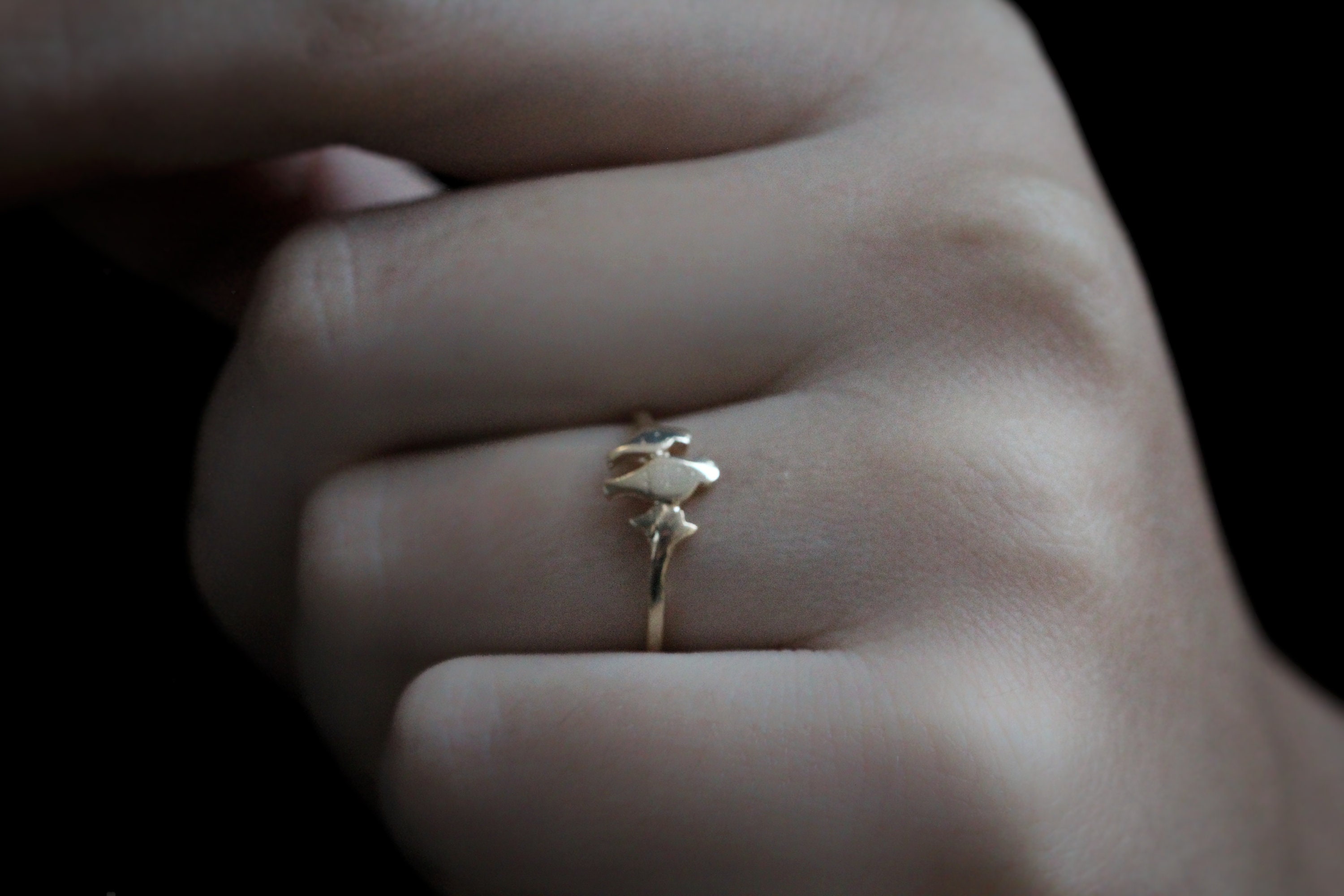 14K Gold Filled 2 Birds on a Branch Ringgold Birds | Etsy