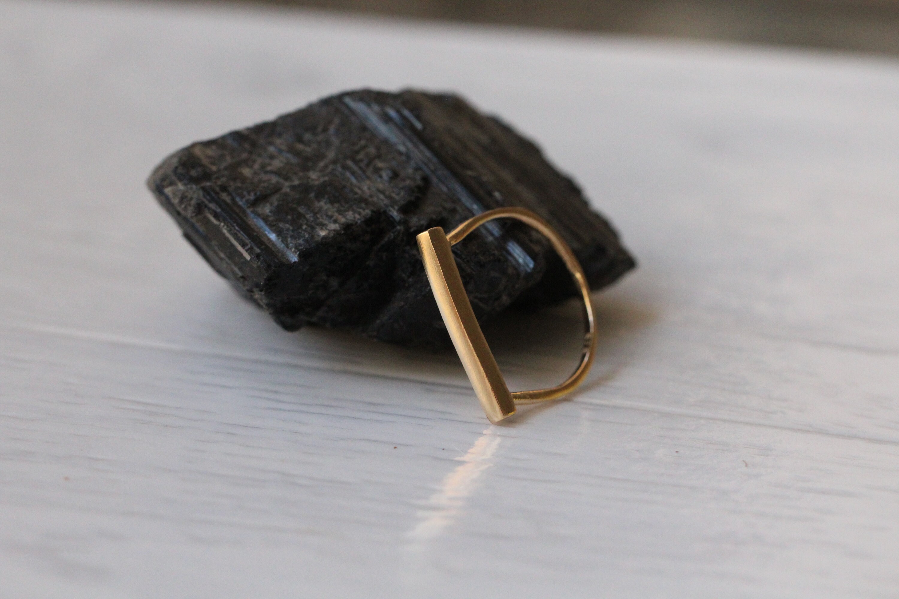 14k Gold Filled Bar Ring: Minimalist Stacking Ring - Etsy