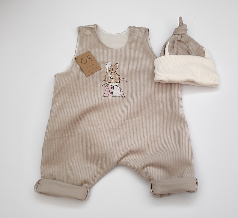 Peter Rabbit. Natural Baby Clothes Romper Hat. Beige. 100% - Etsy