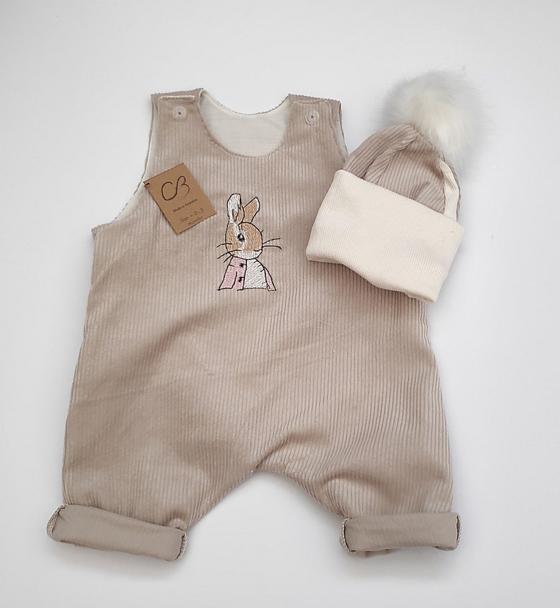 Peter Rabbit. Natural Baby Clothes Romper Hat. Beige. 100% - Etsy