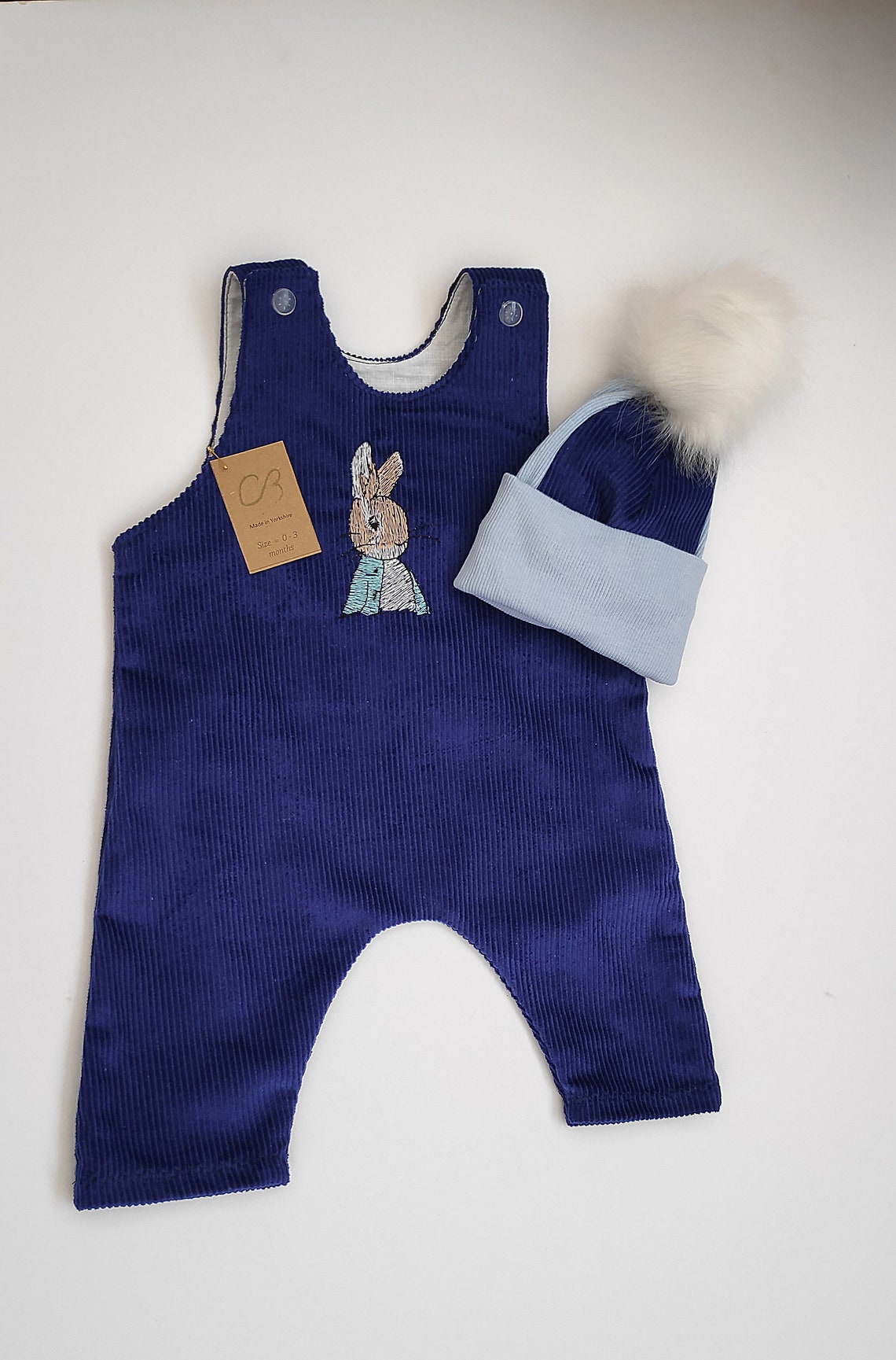 Peter Rabbit. Natural Baby Clothes Romper Hat. Blue. Cotton - Etsy ...