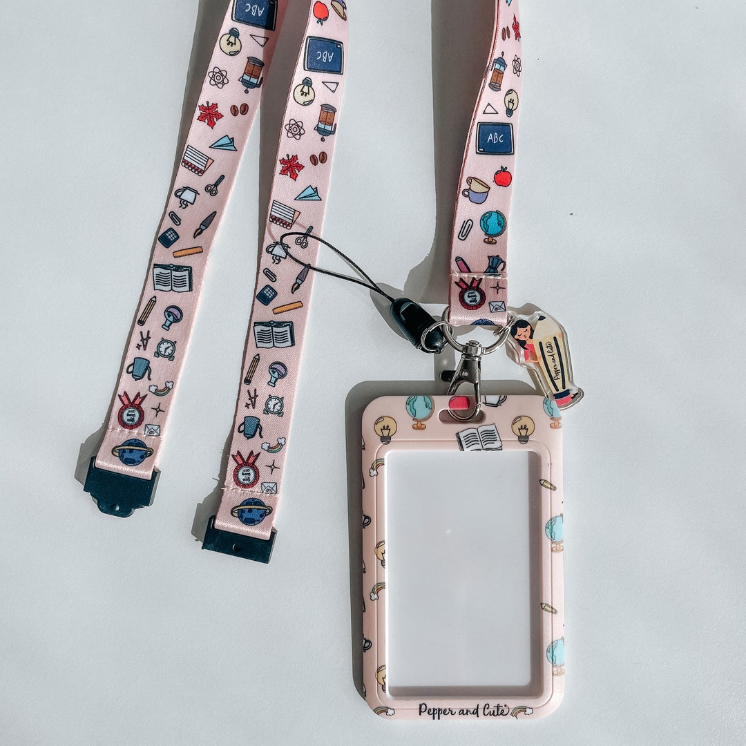 Lanyard for Teacher With Cardholder and Breakaway Teacher - Etsy