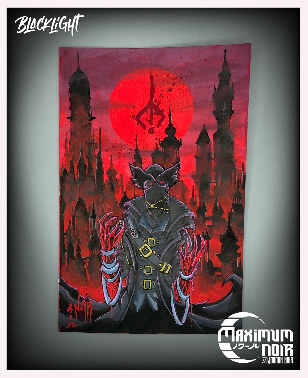 Bloodborne: Lady of the Lanterns #1 - Old Yarnham Painted Sketch. - Etsy