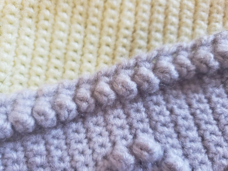 PATTERN: ABC Crochet Baby Bobble Blanket Perfect for Tummy Time and ...