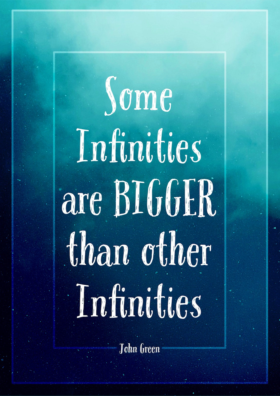 Some Infinities Are Bigger Than Other Infinities Background