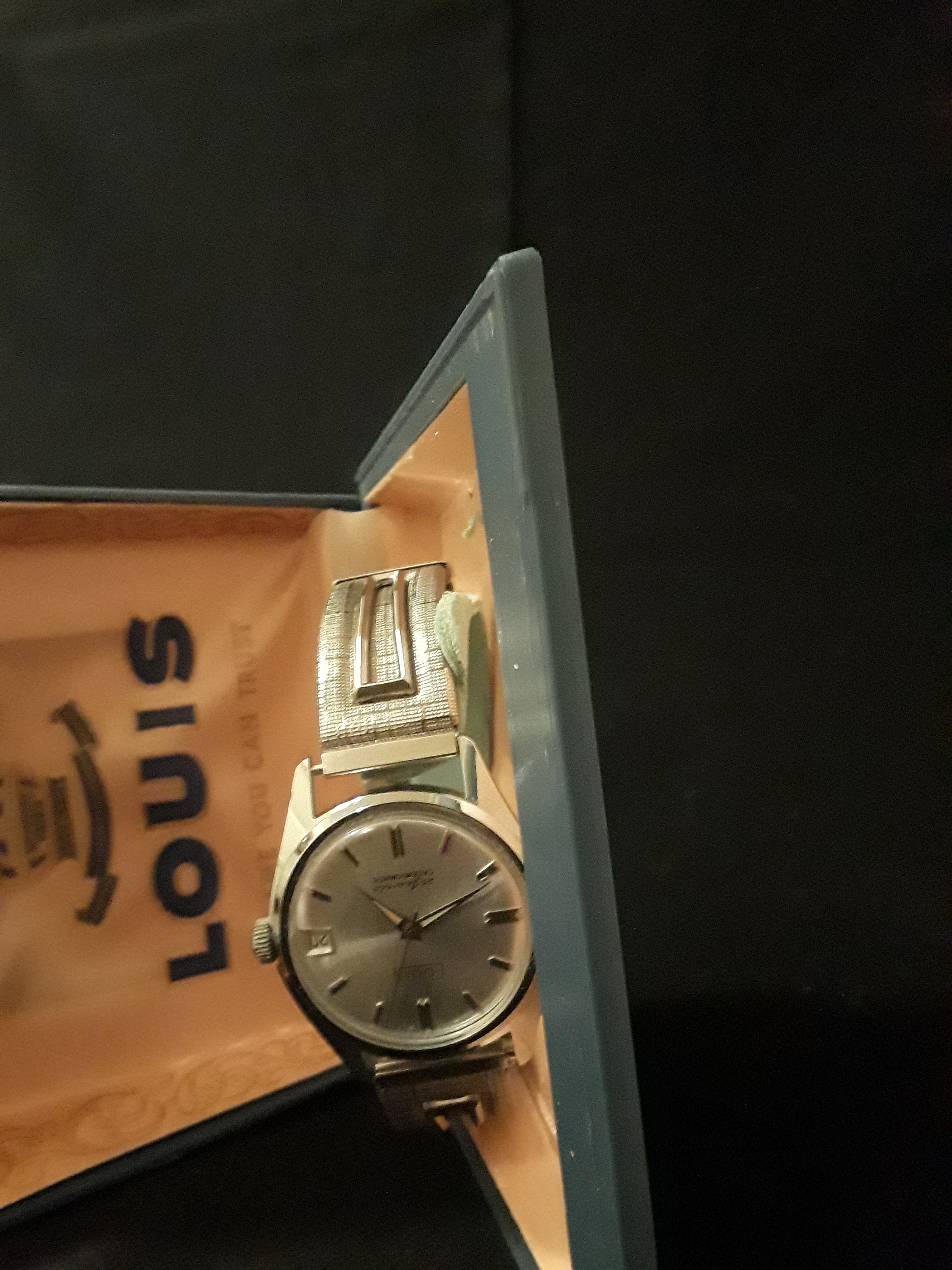 Louis 25 Jewels Stainless Steel Mens Watch Vintage 1960's - Etsy