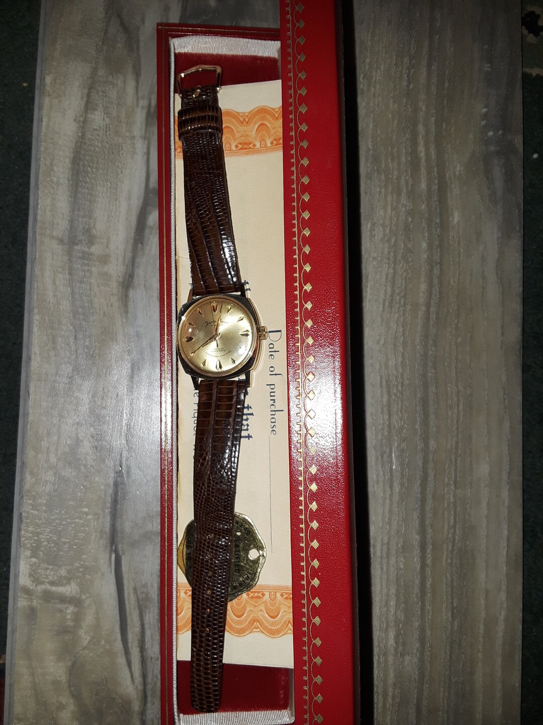 Vintage Jerome Piquot 18k RGP Antique Mens Wrist Watch 1921 - Etsy