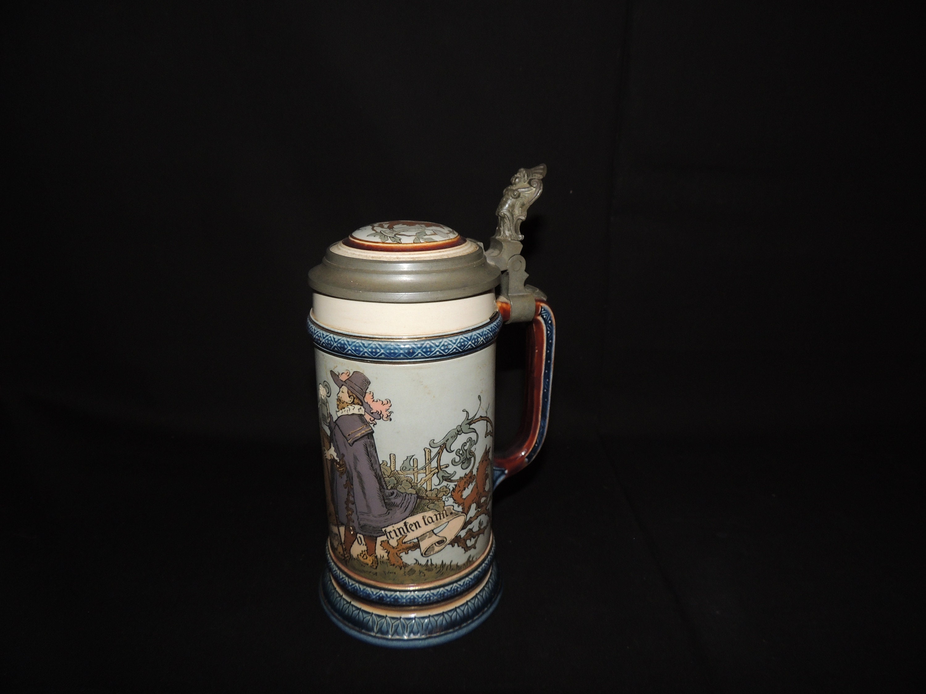 Antique Mettlach Ges Gesch Stein Rare CONTACT SELLER BEFORE | Etsy